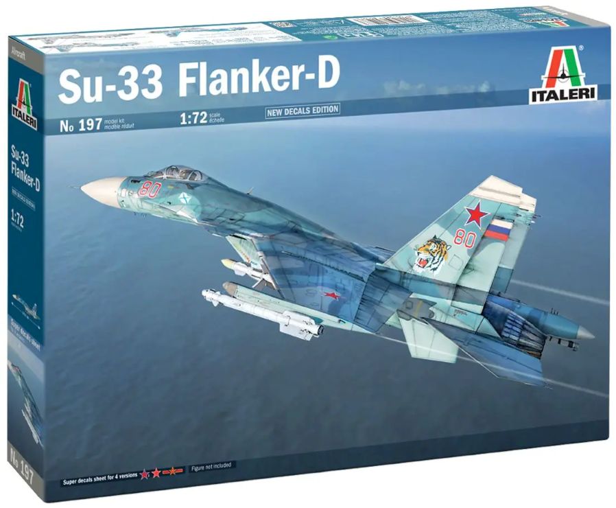 Italeri 1/72 SU27D Sea Flanker Aircraft