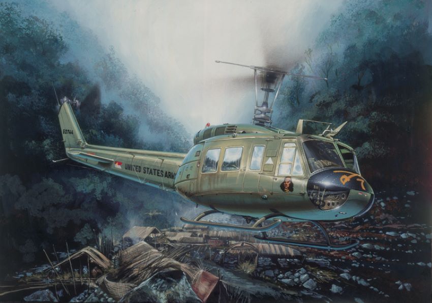 Italeri 1/48 UH1D Iroquois Helicopter